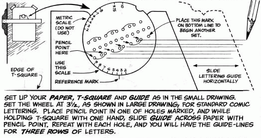Mike Lynch Cartoons: How to Hand Letter Comics Using the Ames Guide