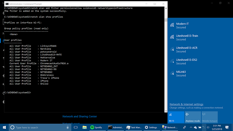 How to hack wifi password using cmd