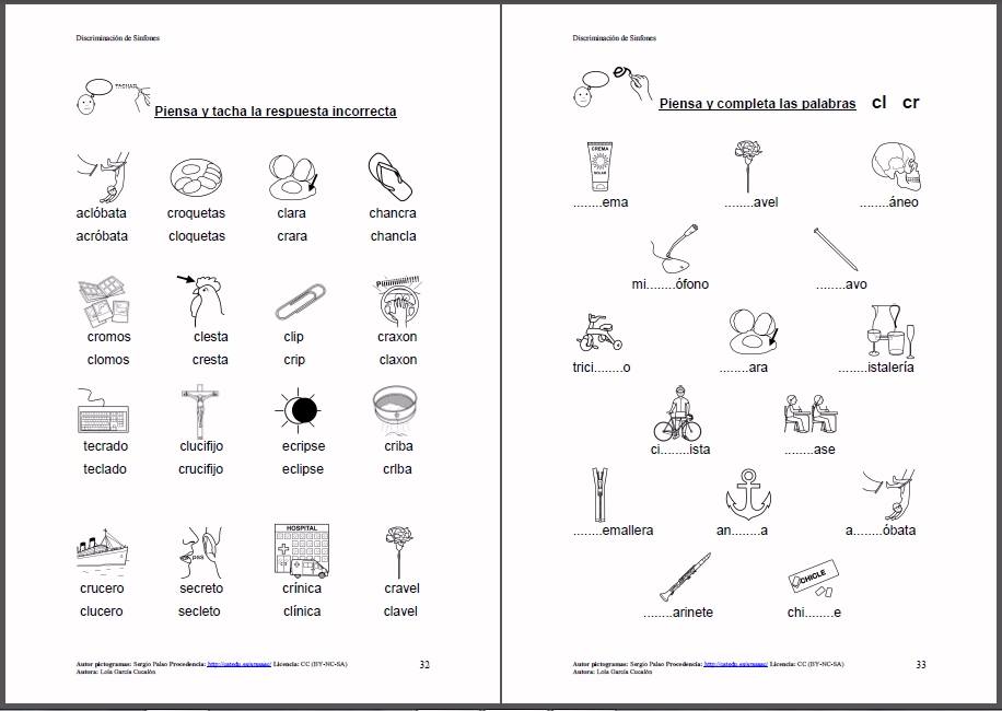 Mis Materiales AL y PT: DISCRIMINACIÓN DE SINFONES