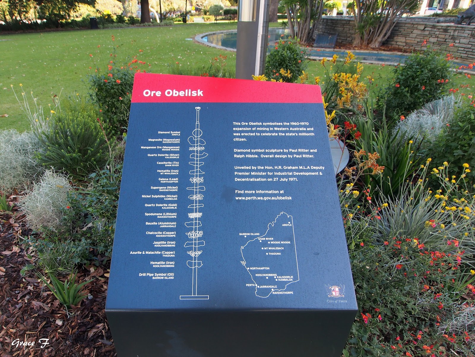 Perth Daily Photo : Ore Obelisk.. The Harmony of Minerals.