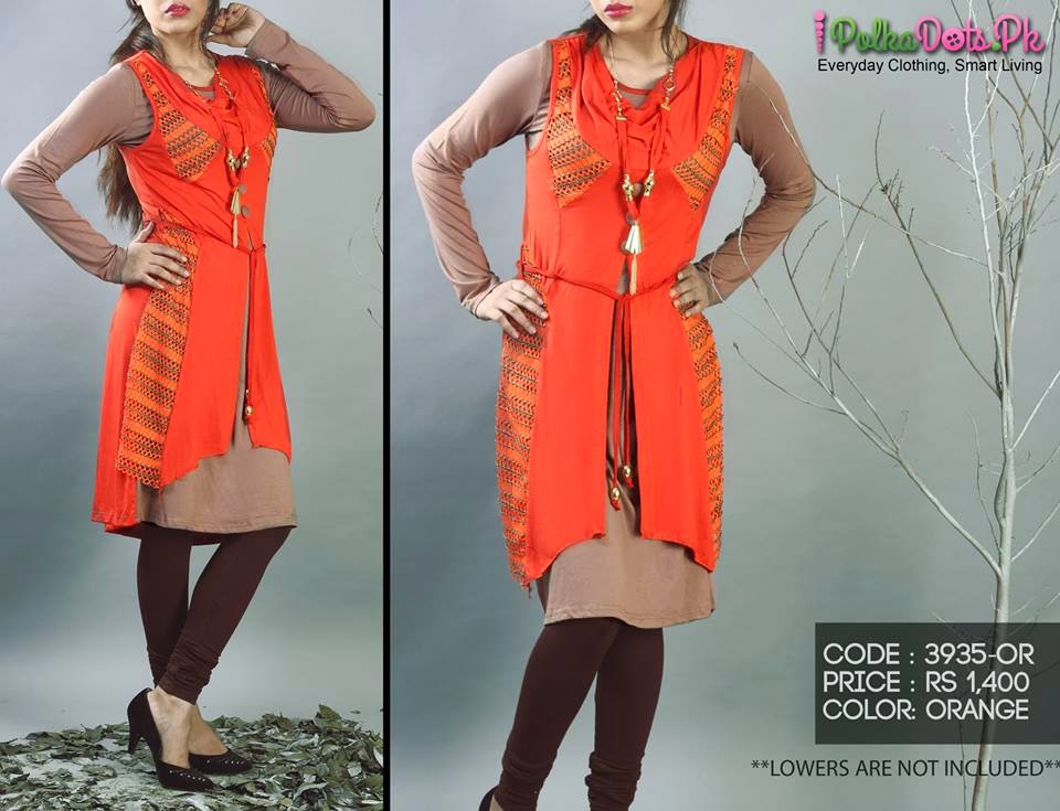 Polka Dots Winter Tops For Girls 2014-2015 | Stylish Winter Jersey/Tops ...