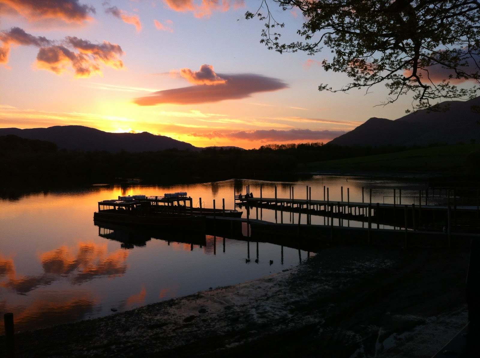 Sunset over Derwentwater | A Little Further North