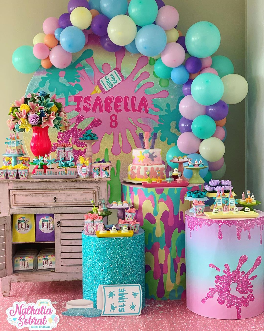 💡 75 Ideas para Decorar una Fiesta Slime | Ideas Cumpleaños