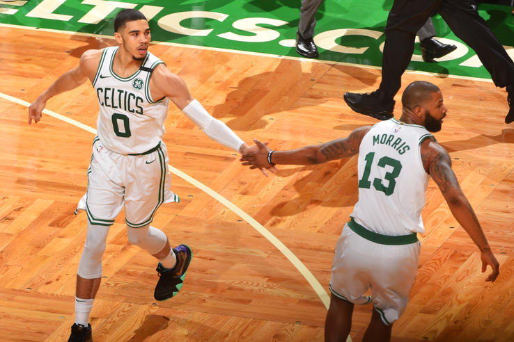 Watch: Jayson Tatum, Marcus Morris talk Game 7 win over Bucks