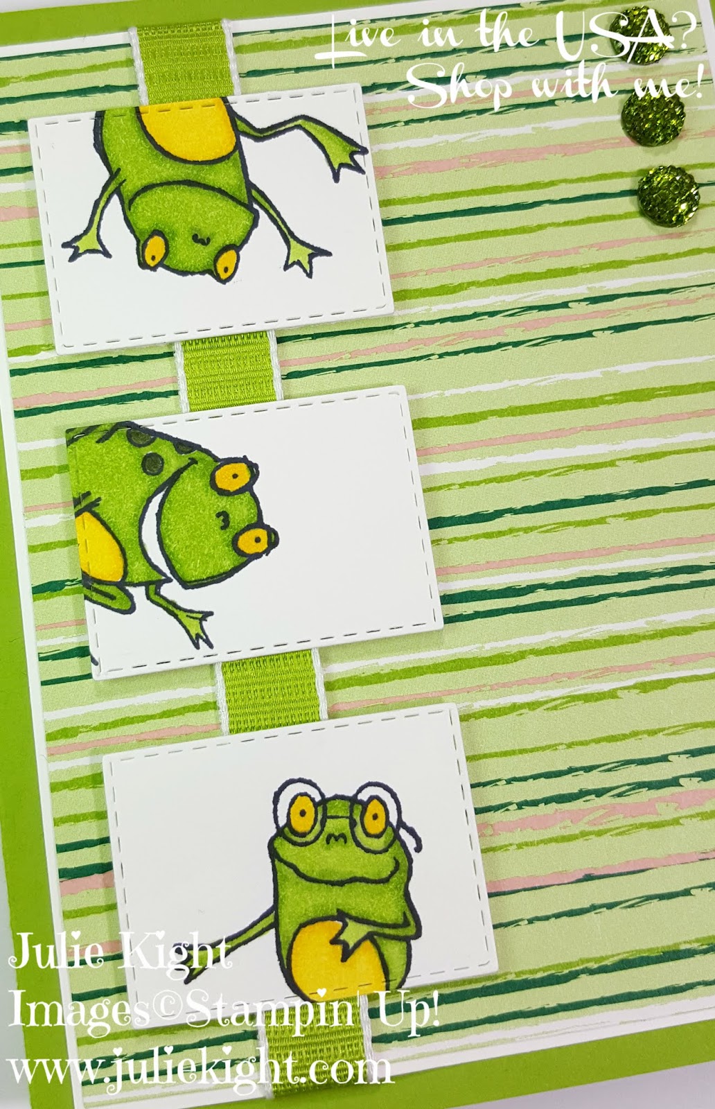 So Hoppy Together Fun Frog Card