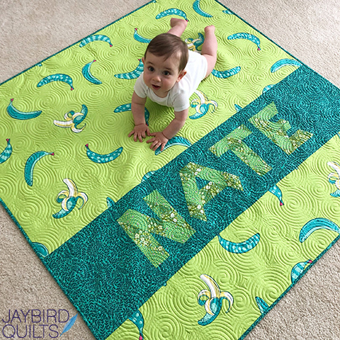 Alphabet Soup Bonus Pattern: Name Quilt | jaybird quilts | Bloglovin’