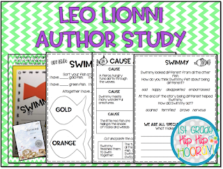 1st Grade Hip Hip Hooray!: Leo Lionni Author Study