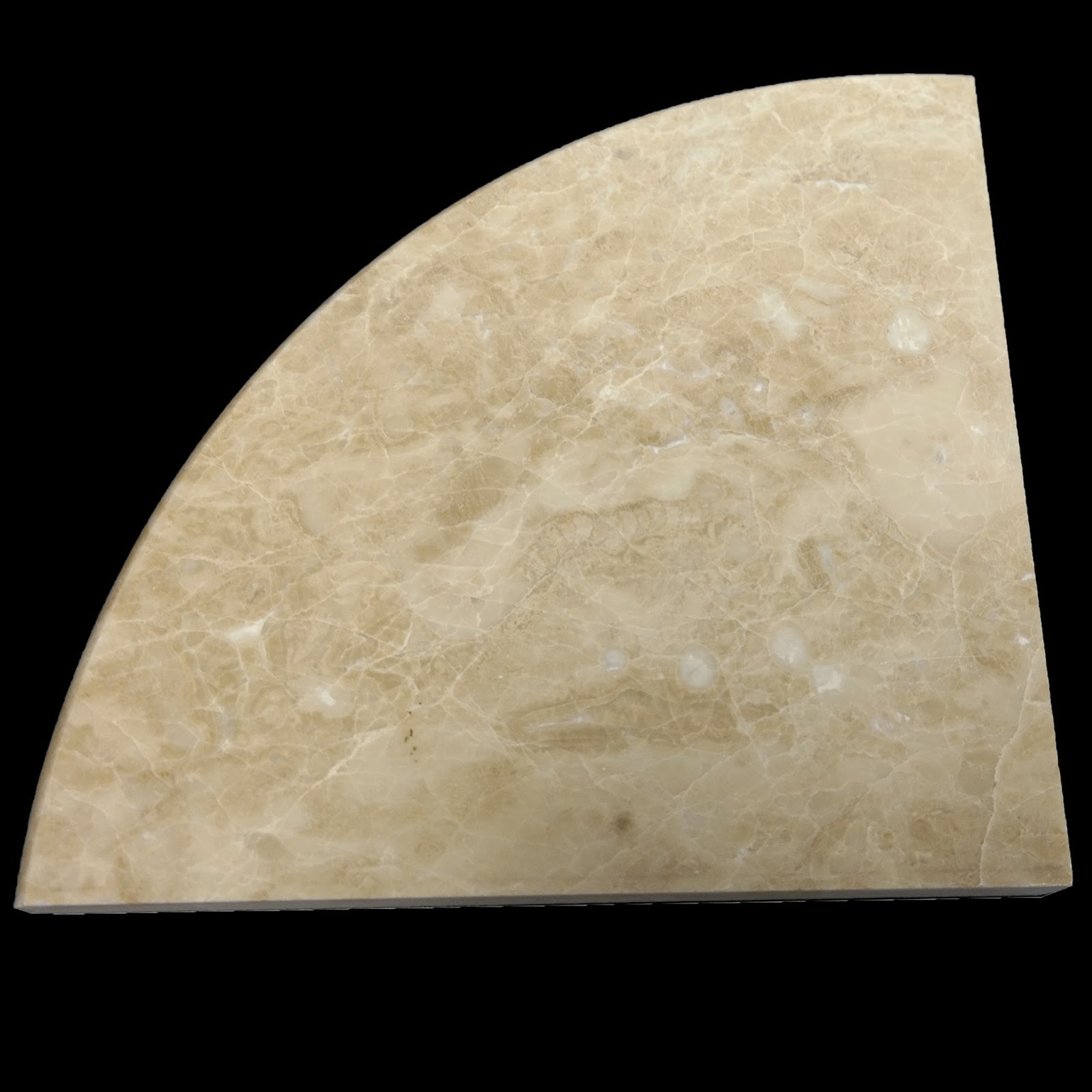 Marble, Travertine Corner Shelves