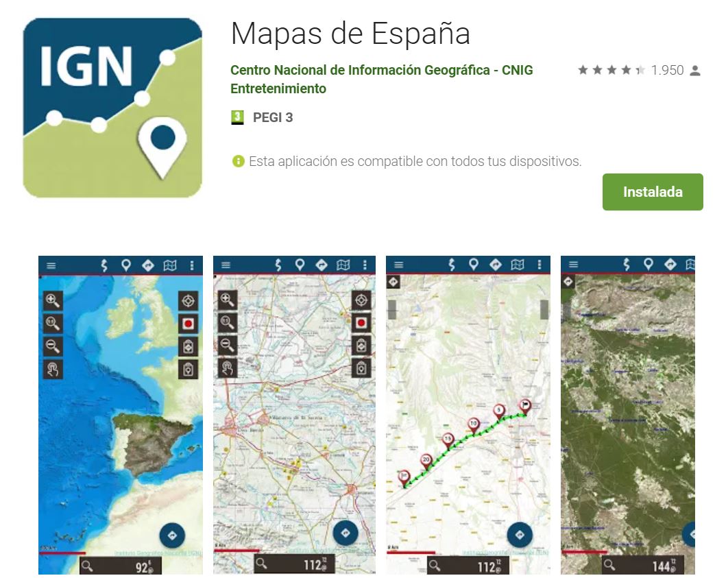 EL BLOG DEL AUTODIDACTA EN GEOMÁTICA: IGN APP: MAPAS DE ESPAÑA. NO TE ...