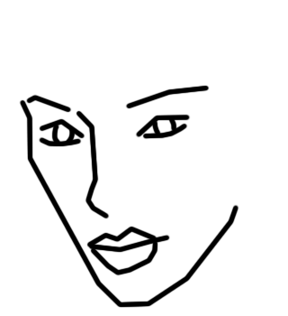 Madison Whittaker Portfolio: Female Form Digital Line Drawing