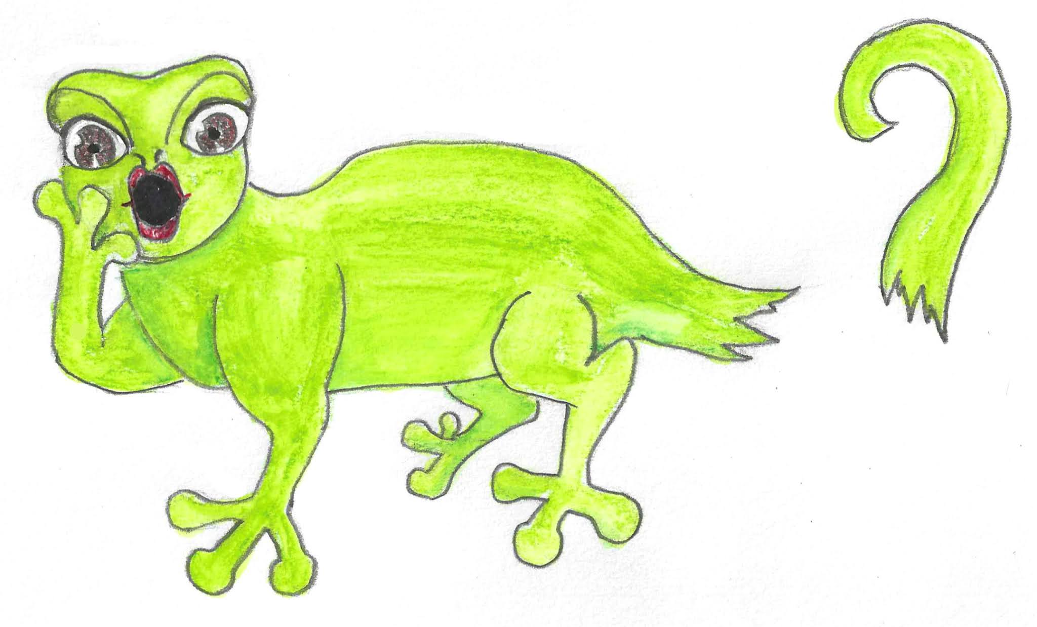 Cappy & Pegody's World: Lizzy the Lizard Who Lost her Tail...Oh NO ...