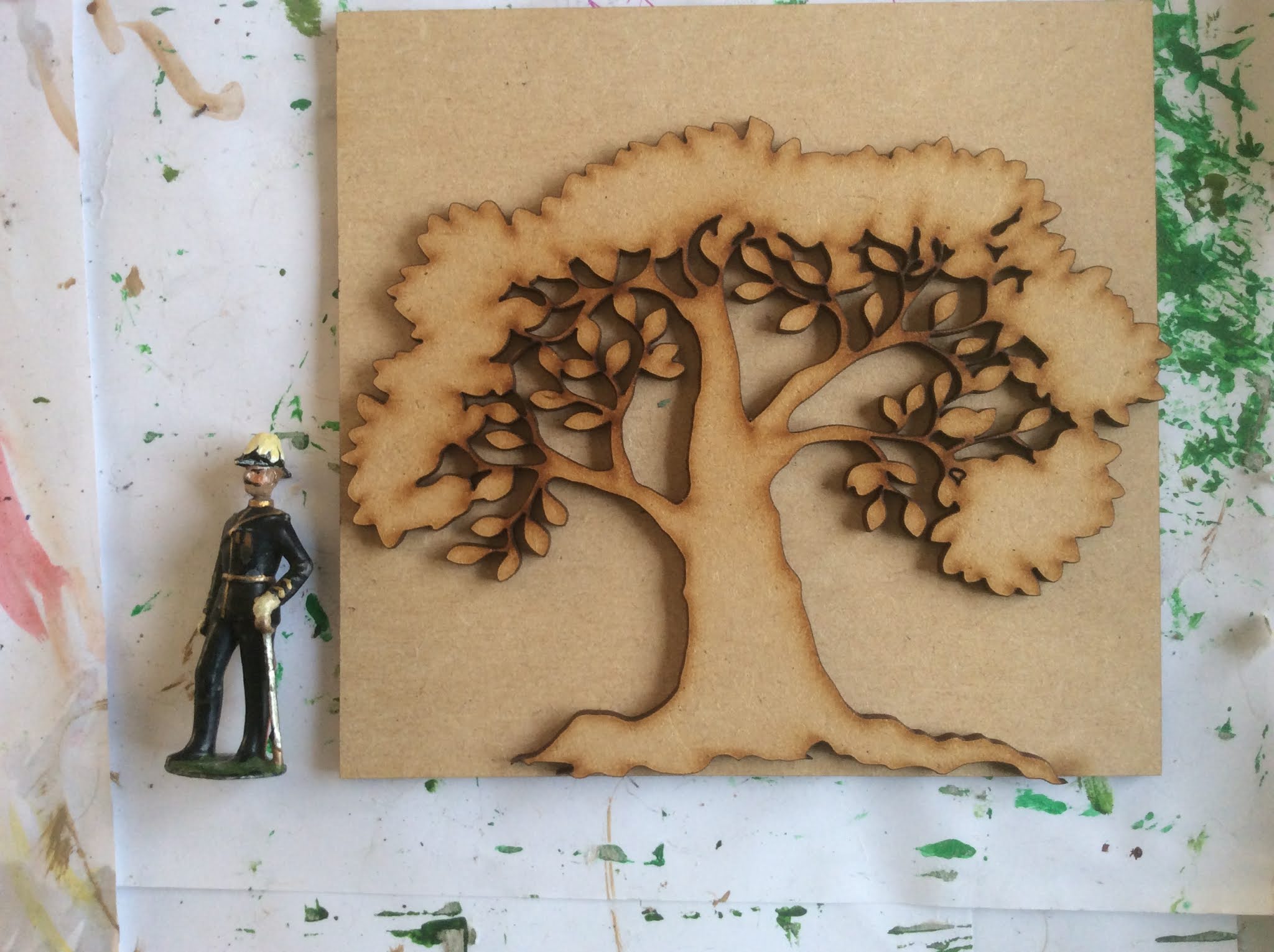 The Duchy of Tradgardland: Trialling Mdf 2d scenery (1)