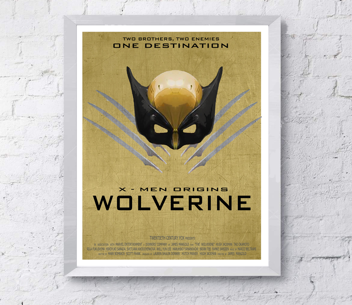 Kakav Nered: SIMPLE SUPERHERO MOVIE POSTERS