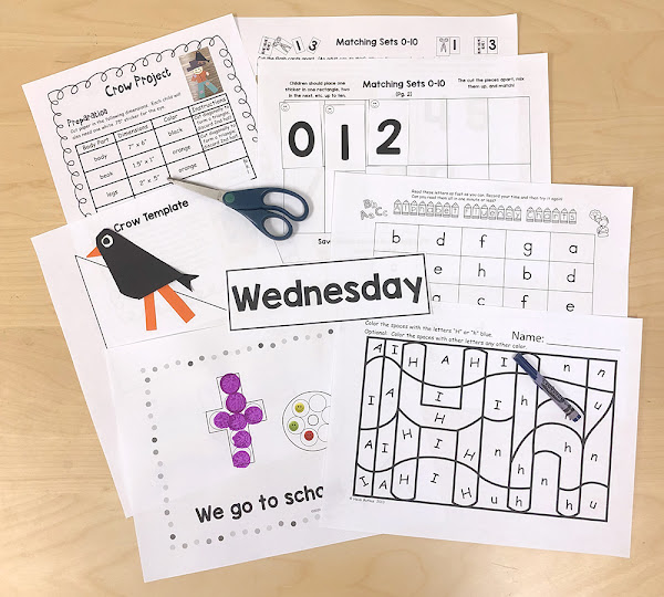 Fall WEEK 10 - TK Distance Learning Packet! (NO PREP PRINTABLES!)