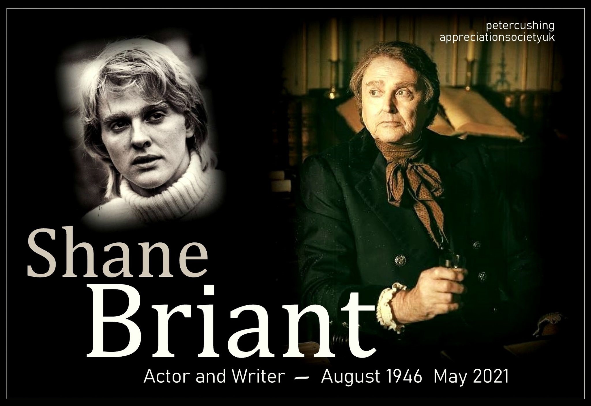 PETERCUSHINGBLOG.BLOGSPOT.COM (PCASUK): SHANE BRIANT : ACTOR AND AUTHOR ...