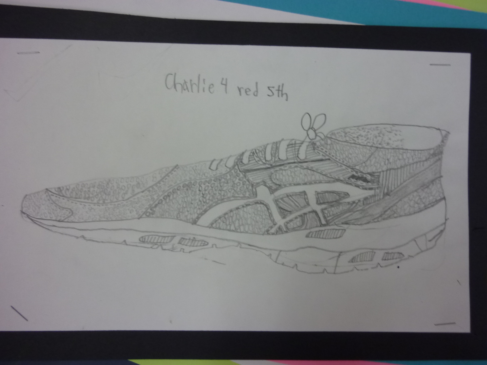 Mrs. Werner's Art Room: 5th Grade Realistic Shoe Drawings