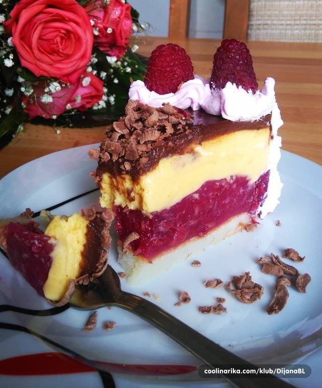 Ledena torta sa malinama ~ Kuhinja s osmjehom