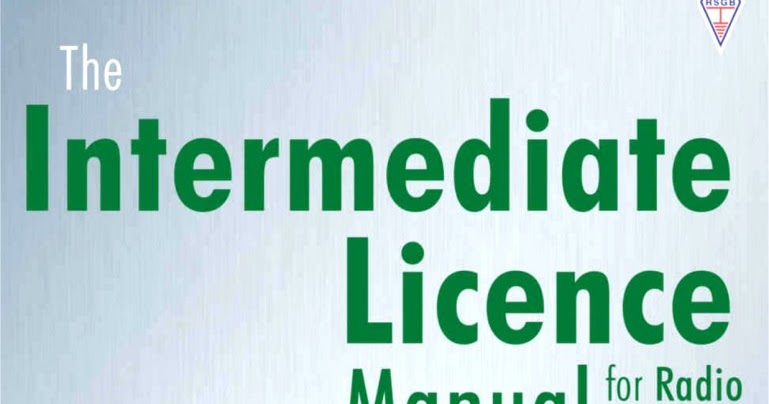 M7MCQ HAM RADIO BLOG: INTERMEDIATE LICENCE