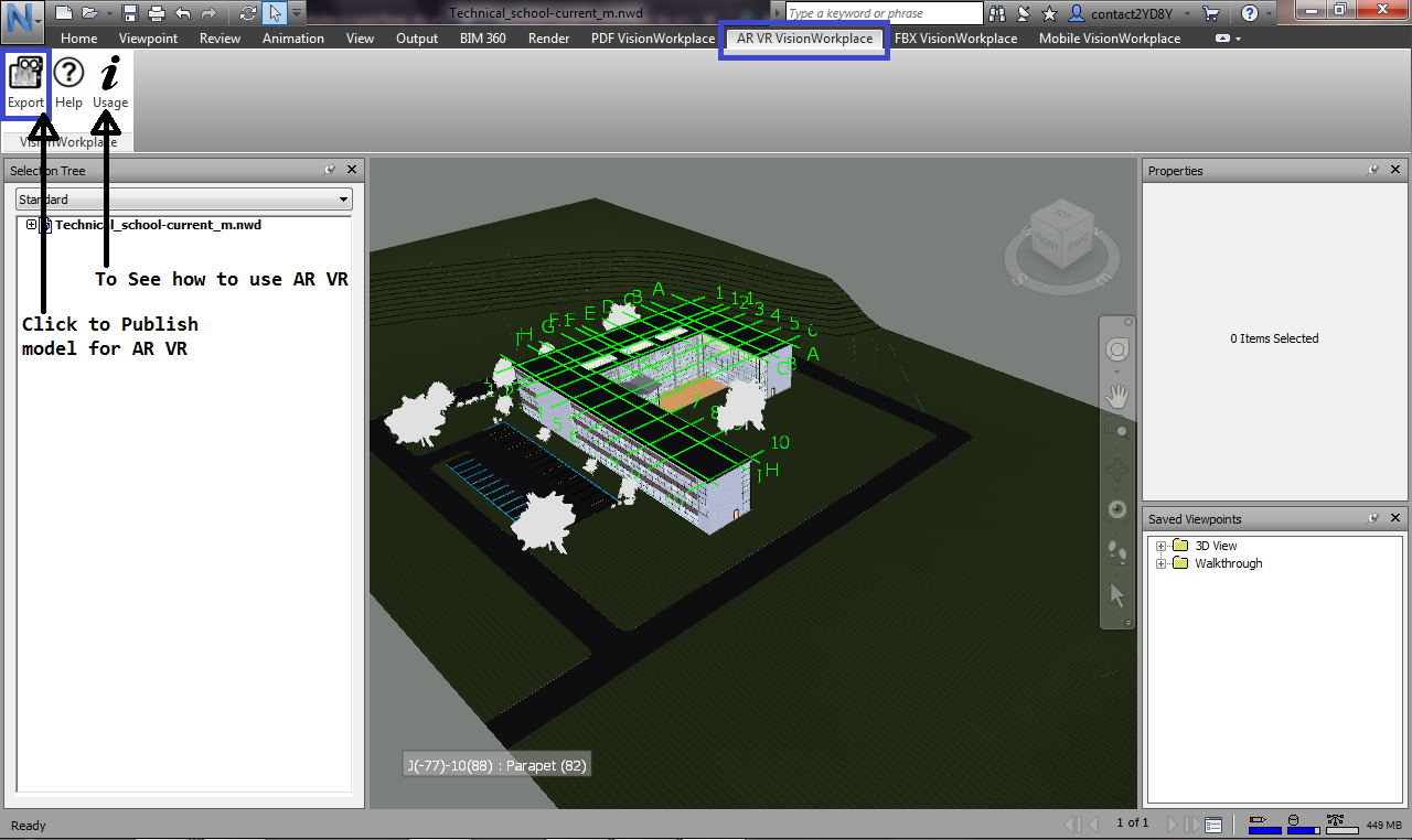 Revit Add-Ons: AR VR for Autodesk® Navisworks®