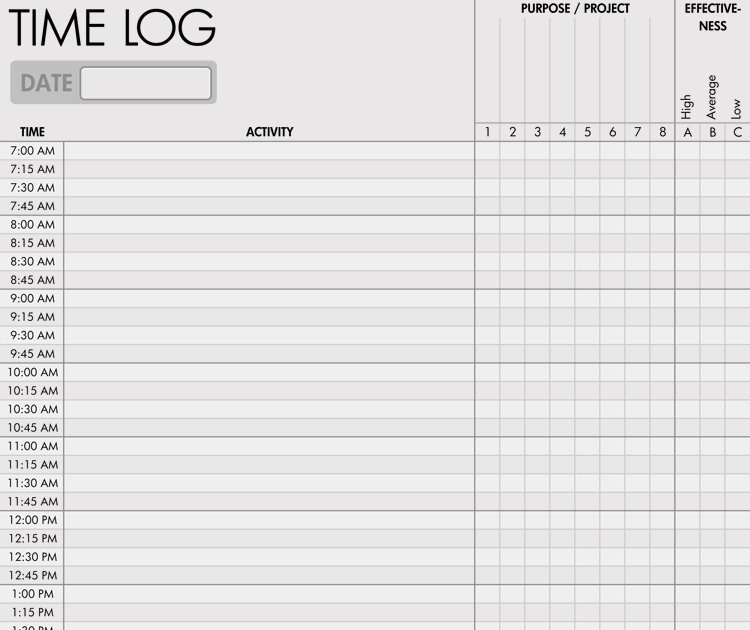 Daily Time Tracker Template ~ Certificate Letter