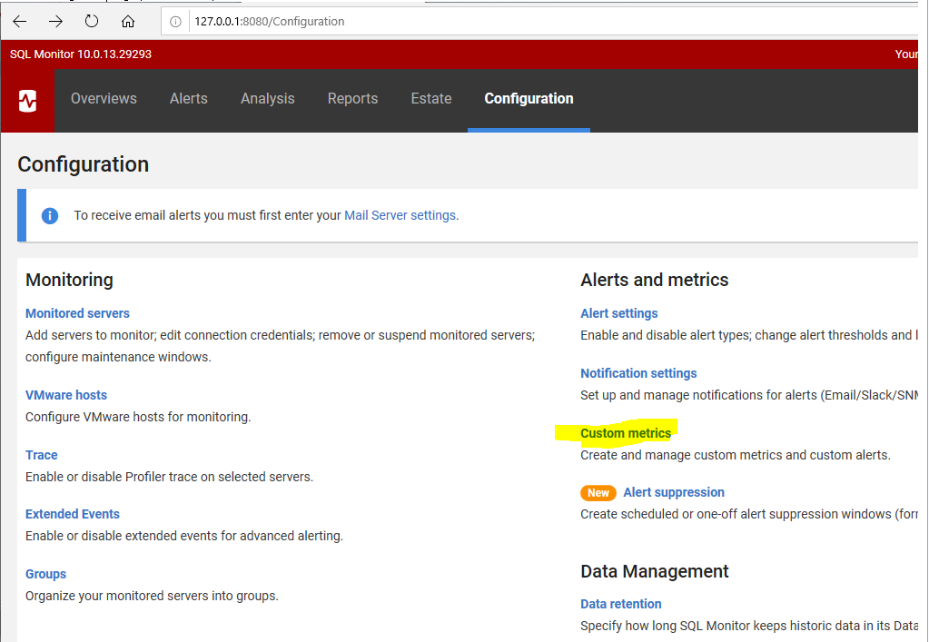 SQL Server Monitoring. A look at Redgate's SQL Monitor