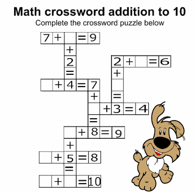 EARLY EDUCATION : Math puzzle addition