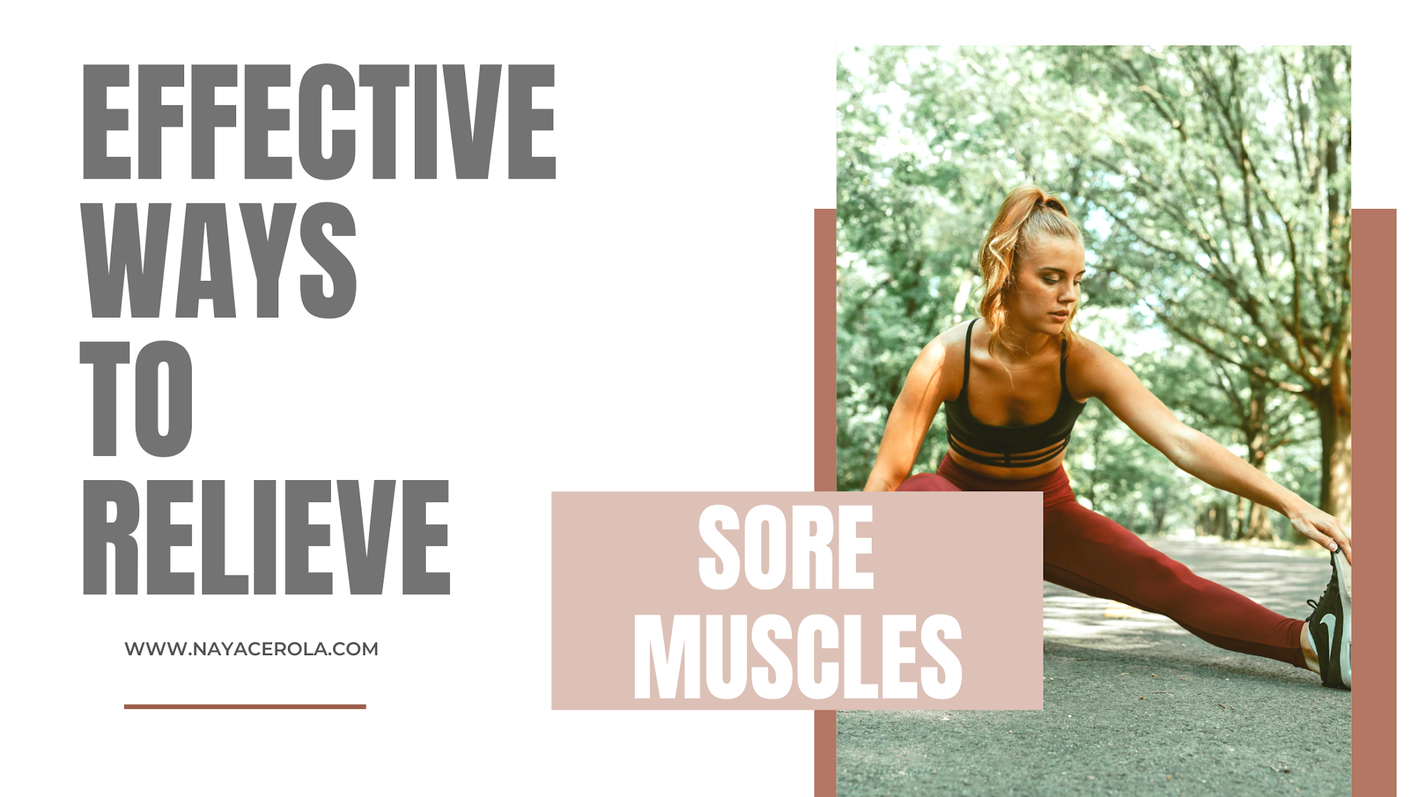 5 most effective ways to relieve sore muscles at home ~ NayAcerola ...