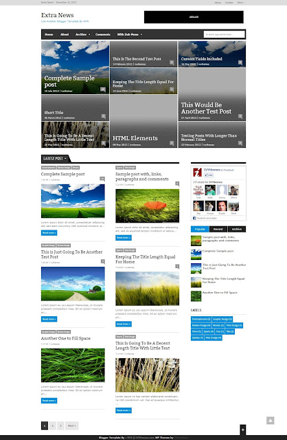 15 Unique Free Blogger Templates | Dream Blog
