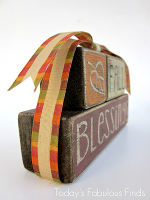 Today's Fabulous Finds: 5 Step Fall Stacker Blocks