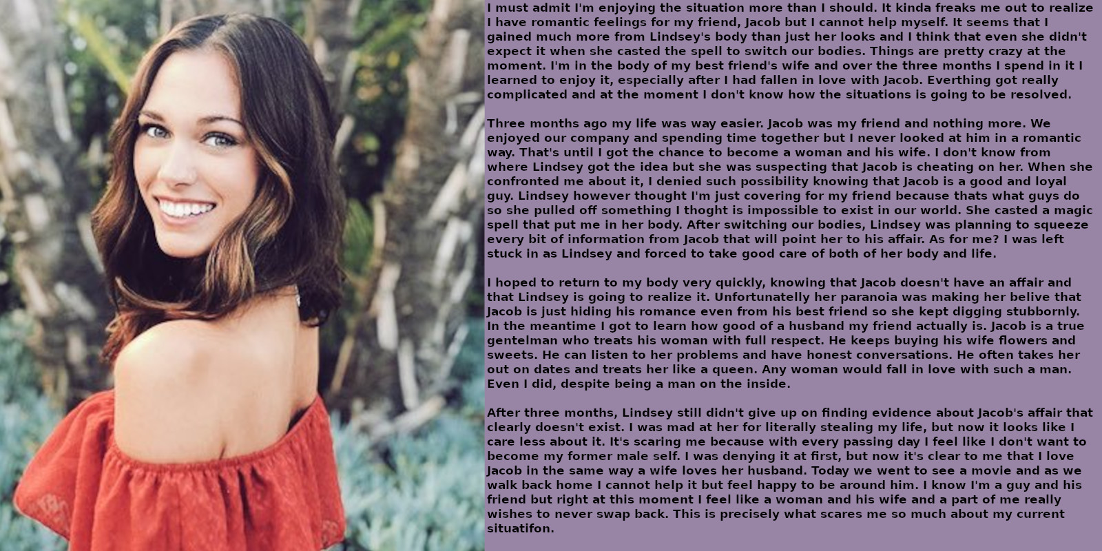 Marti's tg captions: My friend's charm. Part 1