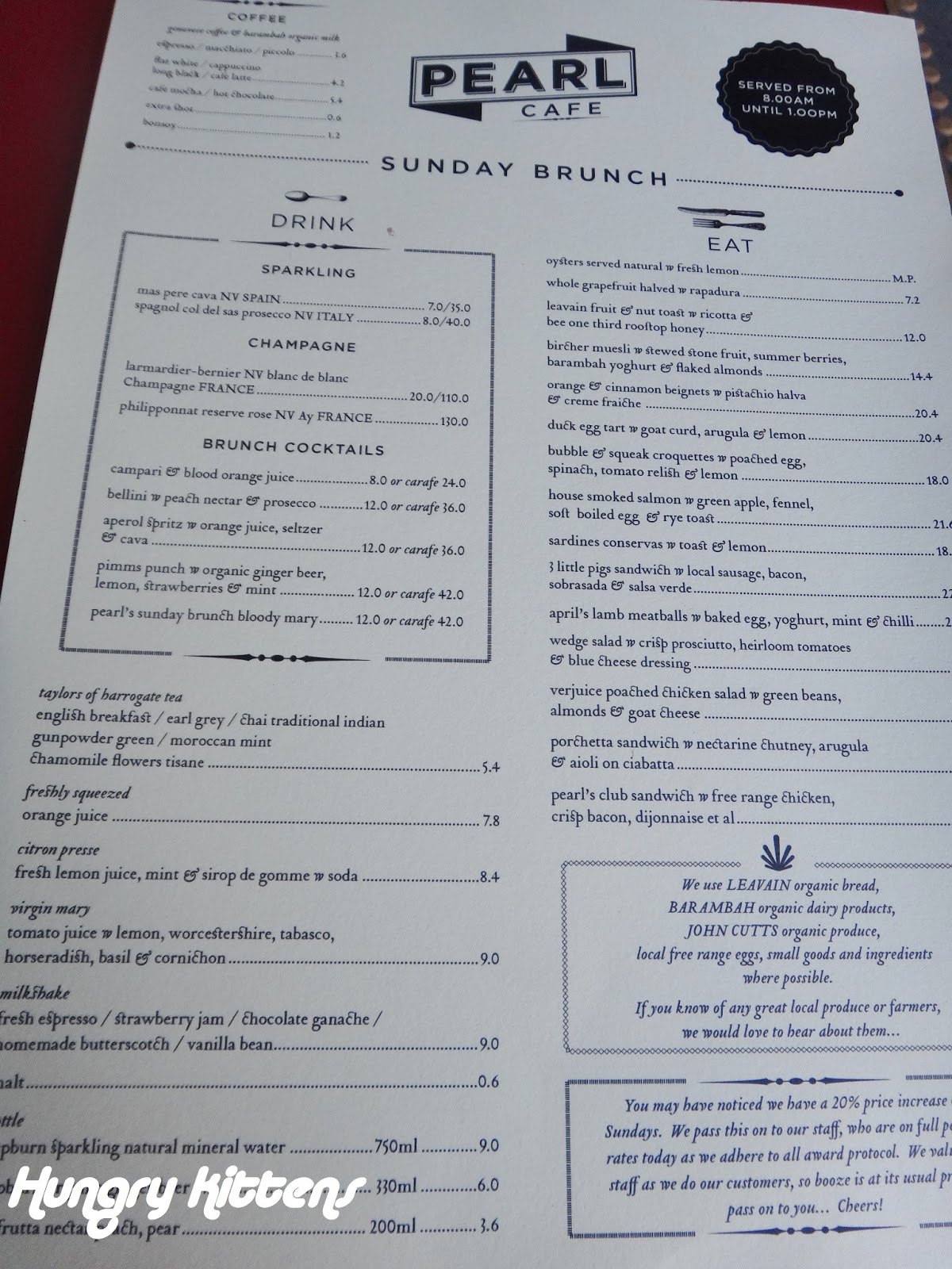 Hungry Kittens: Pearl Cafe Revisited for Breakfast