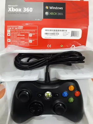 Xbox360 Wired USB Controller in Black Color