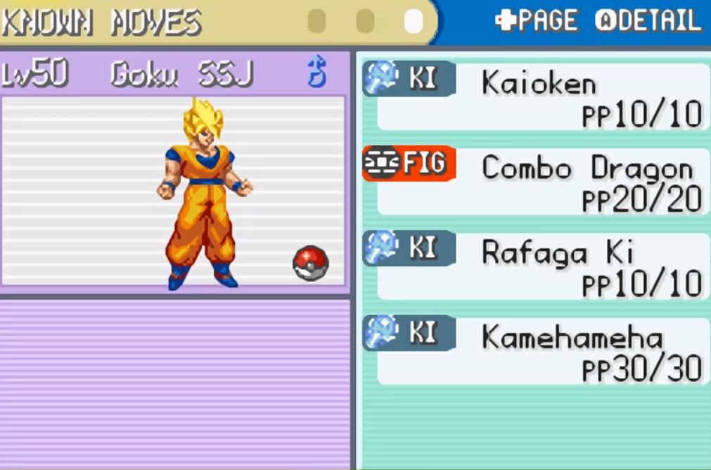 Pokémon Dragon Ball Z Legend of Kakarot (GBA)