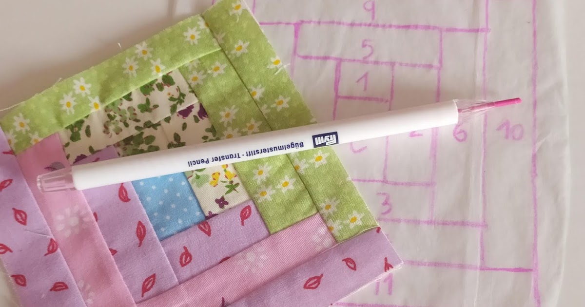 mimundoentelas.com: PATCHWORK: bloque de log cabin paso a paso