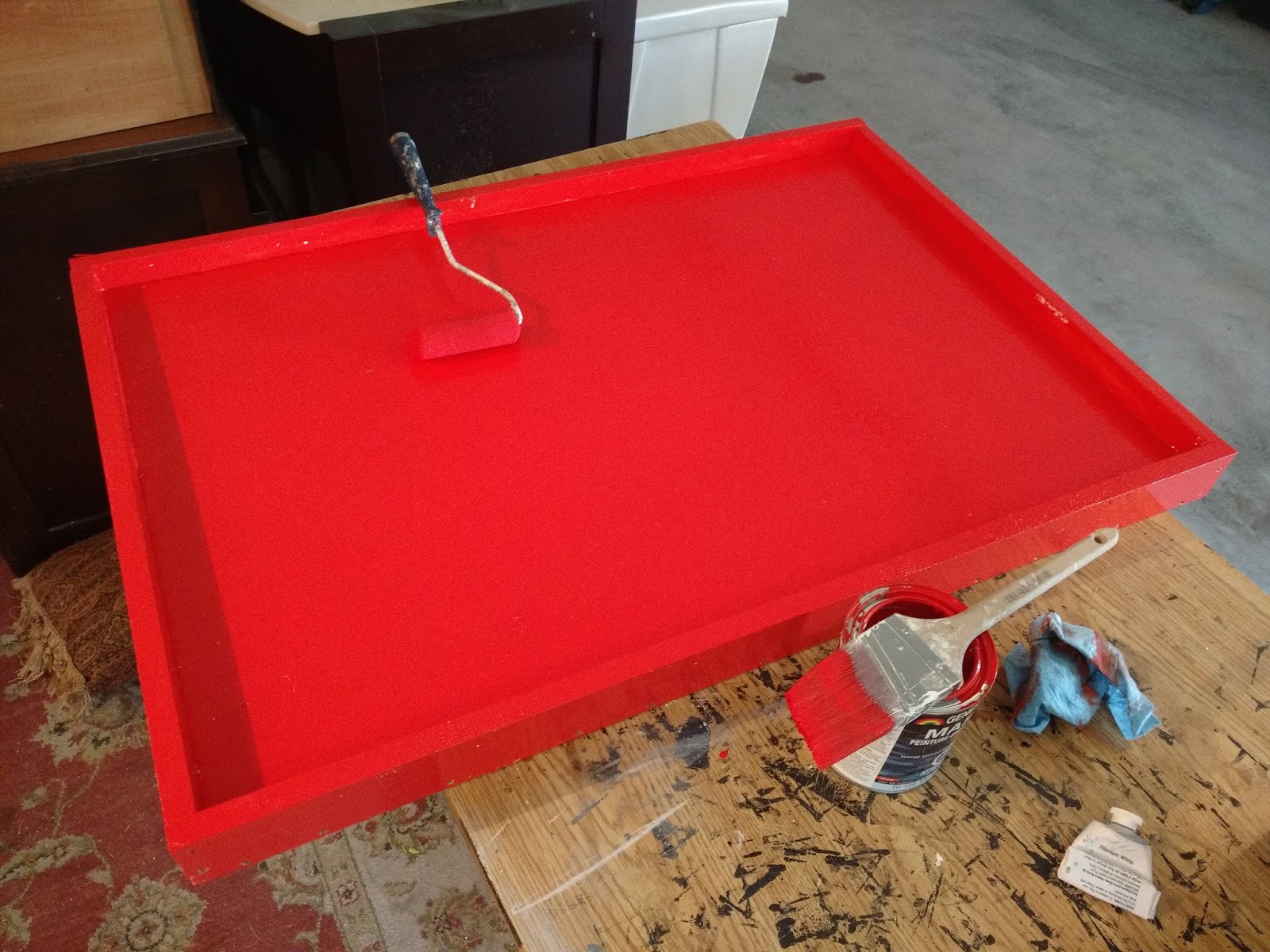 Ross Lynem - Painter - Artist: "Watercolour paper soaking tray"