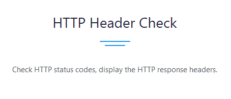 HTTP Header Check