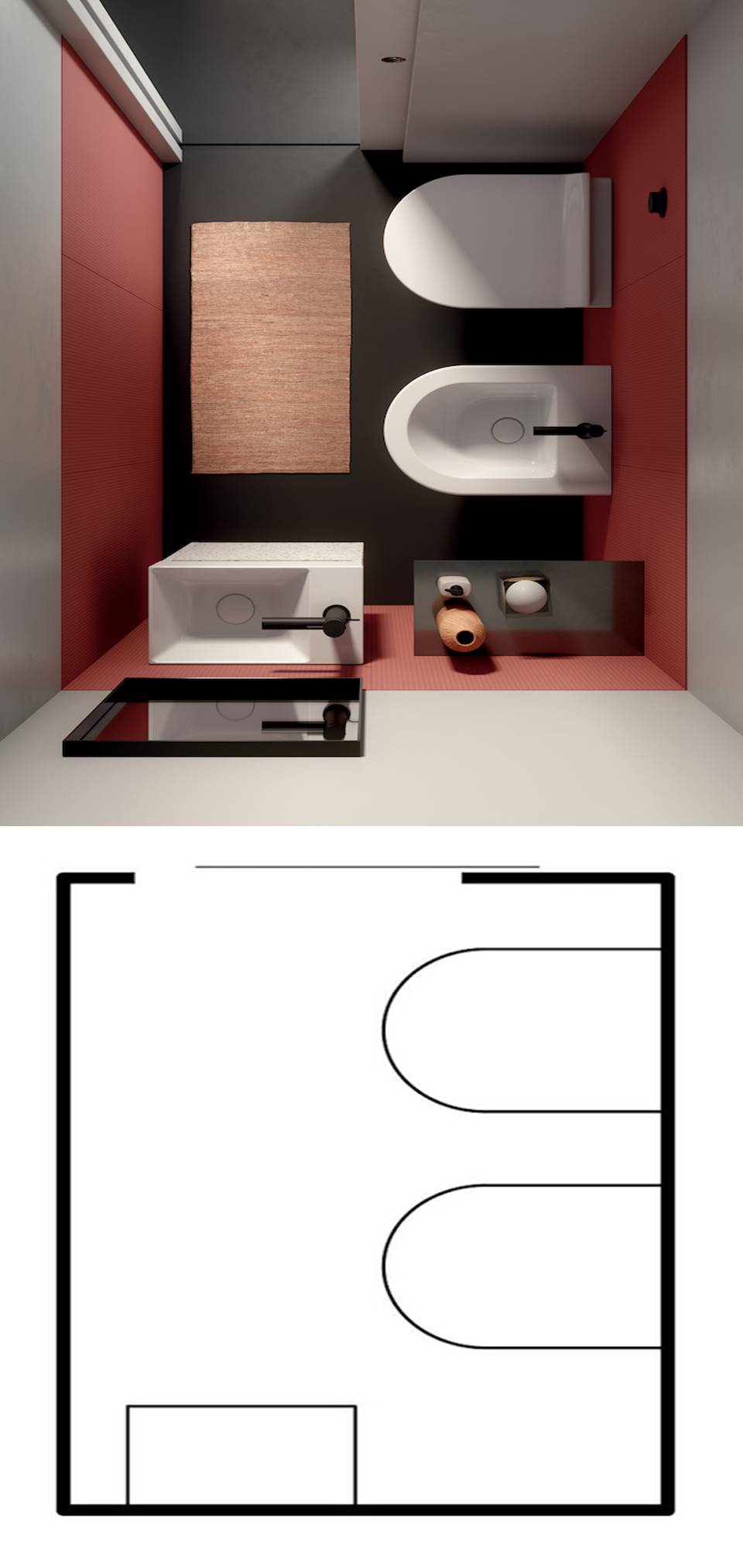 Ideias de layout para banheiros pequenos perfeitos e outras dicas