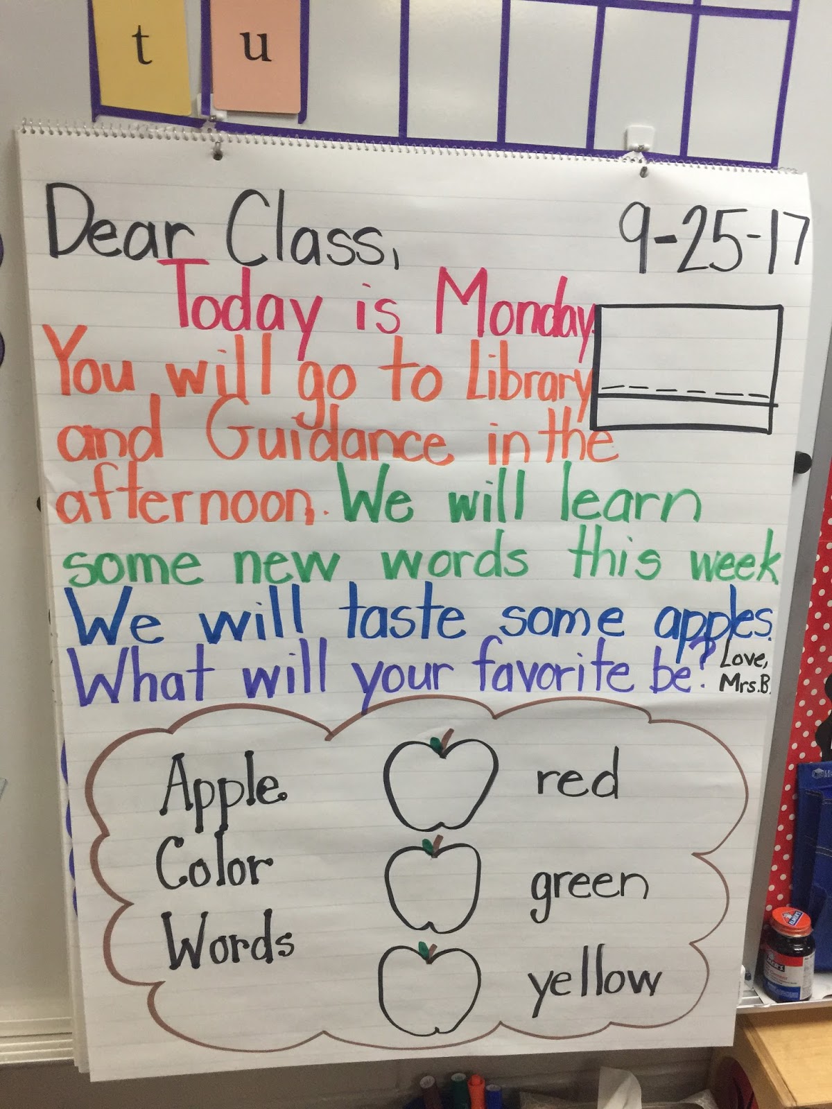 Morning Message Kindergarten