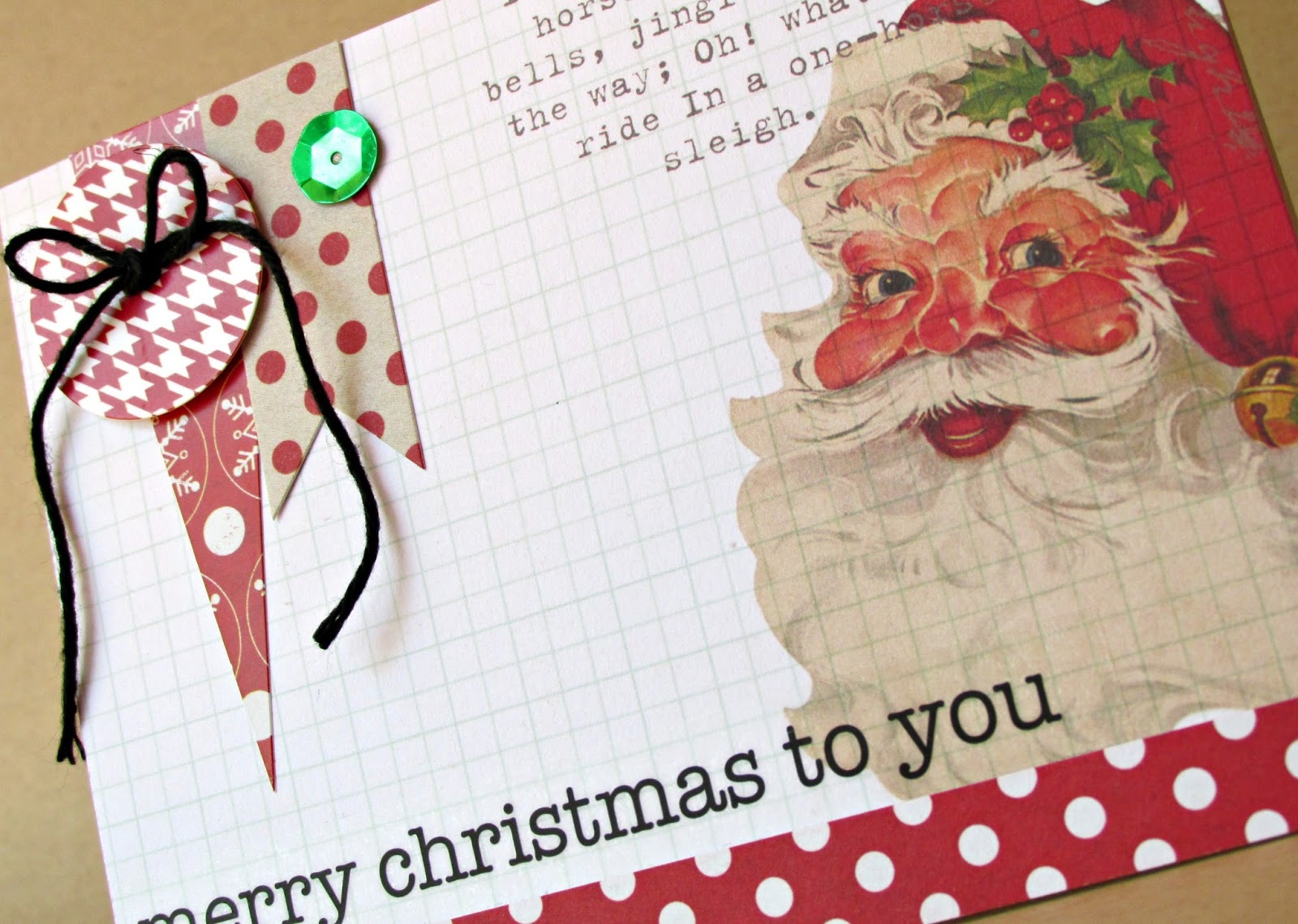 TERESA COLLINS DESIGN TEAM: Christmas Cards with Santa's List