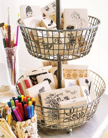 Oh Louise!: Office Organizing: Vintage Ideas