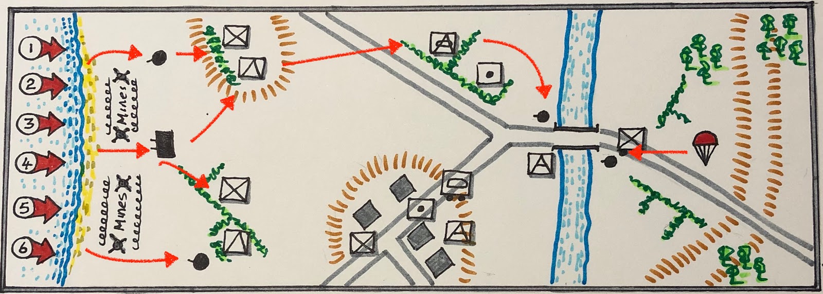 Grid based wargaming - but not always: Preparation for WW2 floor ...