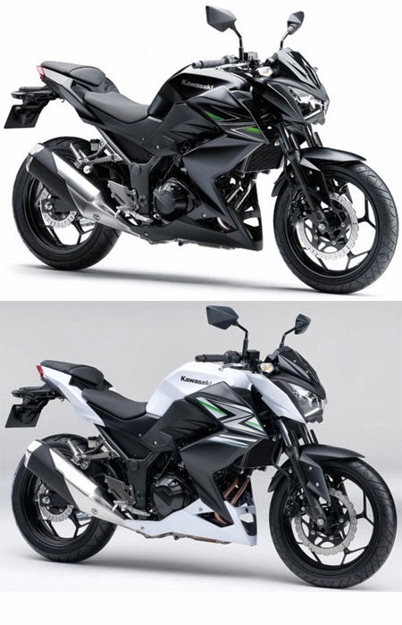 Kawasaki Z250 2014 Dengan Striping Tajam dan Gahar - Spesifikasi Motor