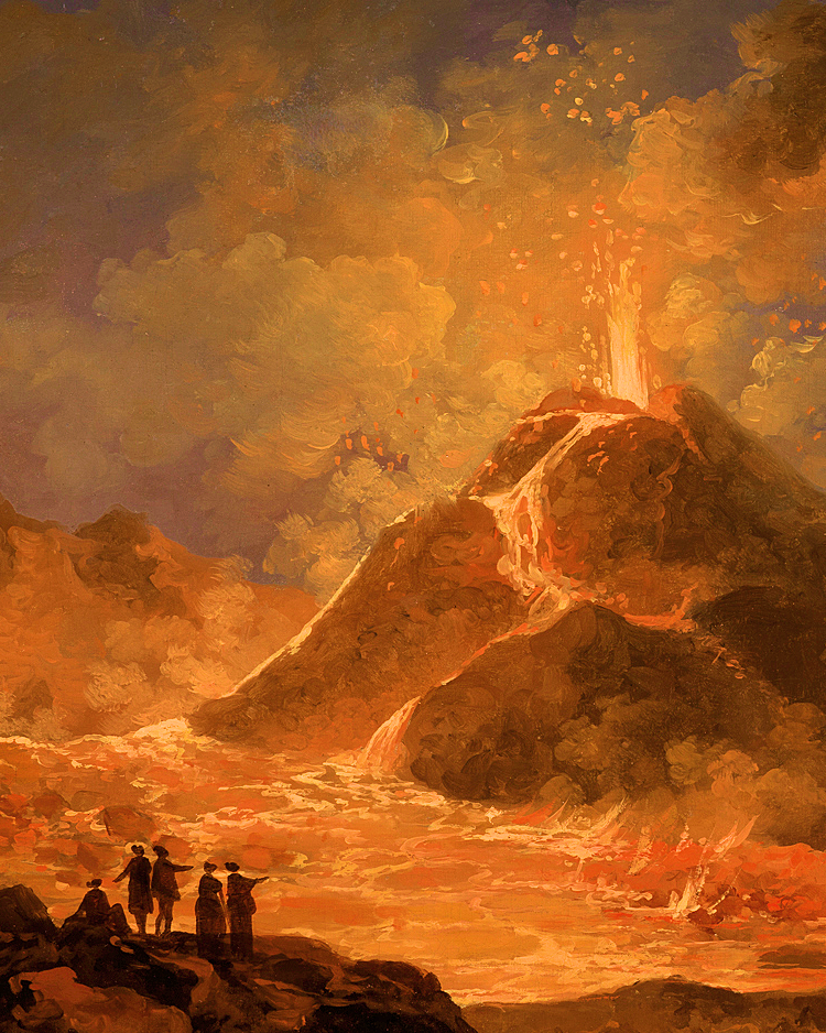 Gods and Foolish Grandeur: Eruption - paintings of Vesuvius by Pierre ...