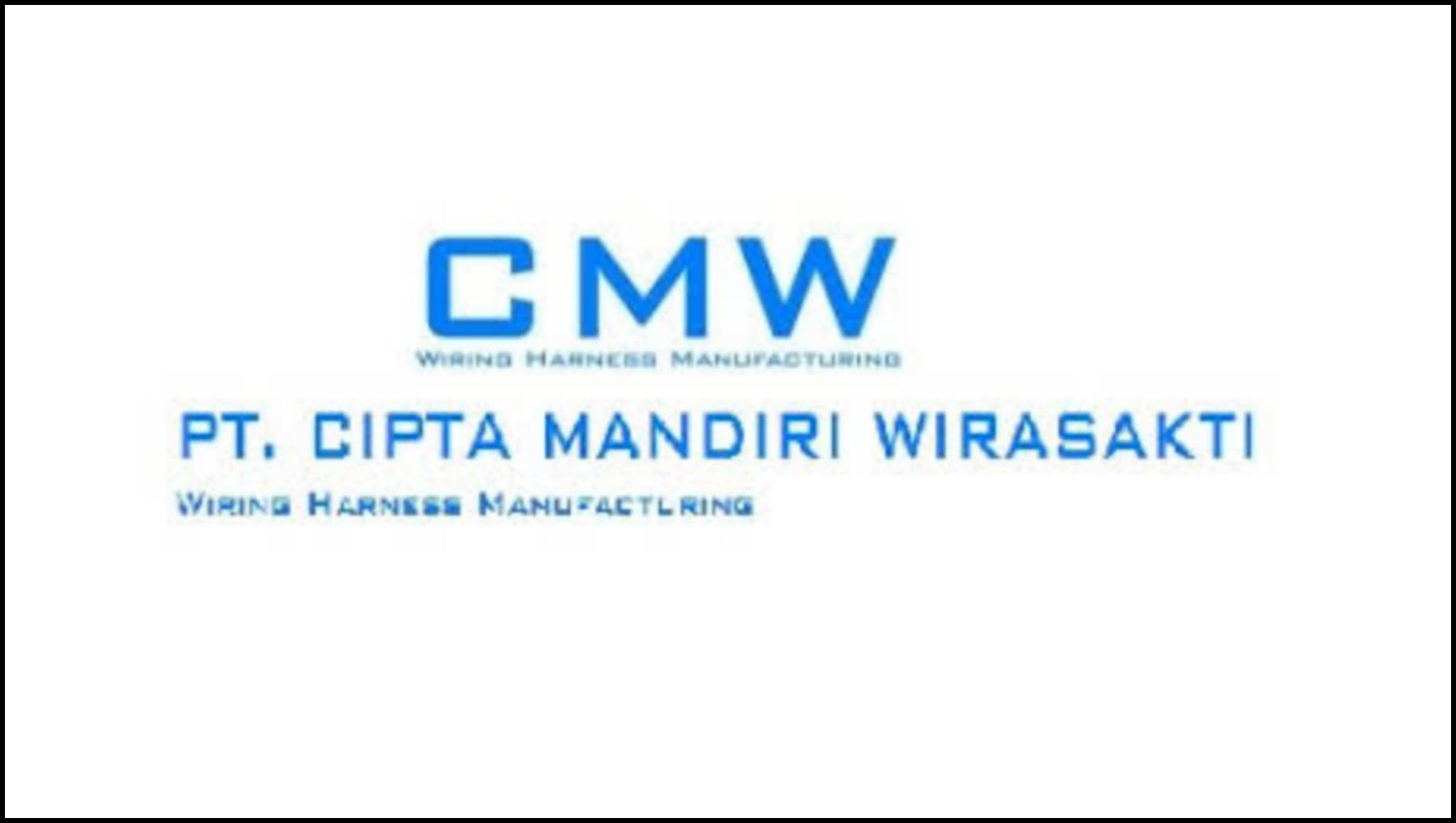 Lowongan Kerja Operator Produksi PT. Cipta Mandiri Wirasakti (CMW ...