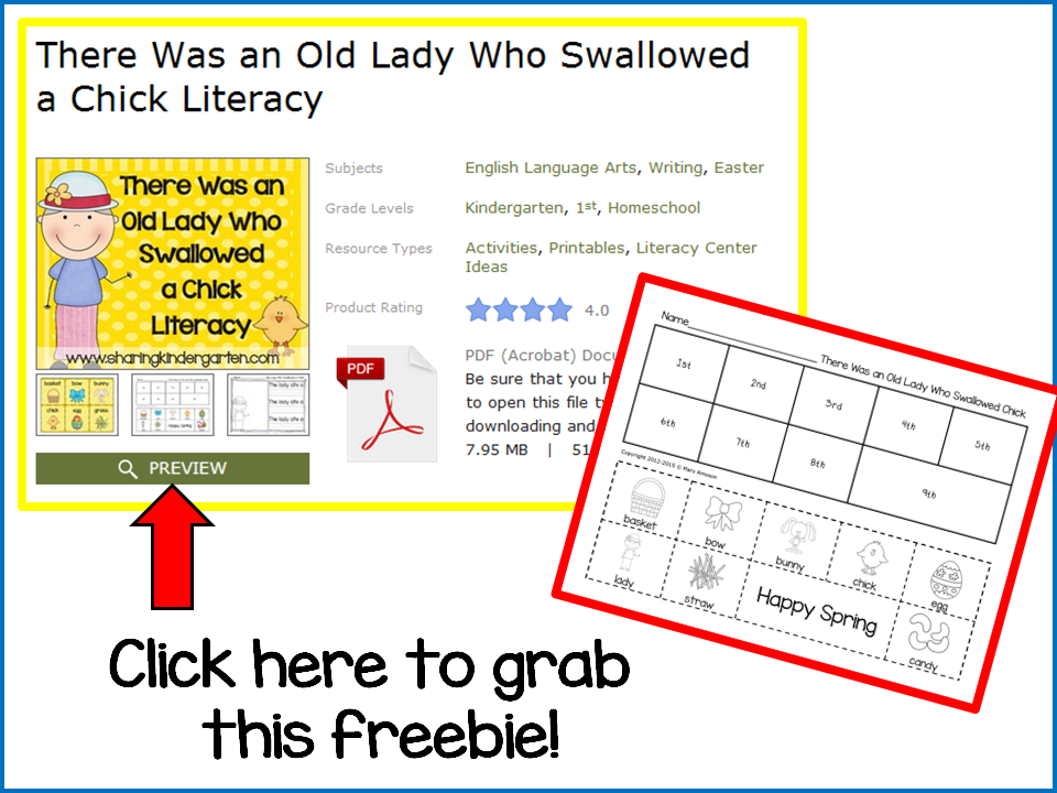 Freebielicious: Sequencing Freebie from Sharing Kindergarten