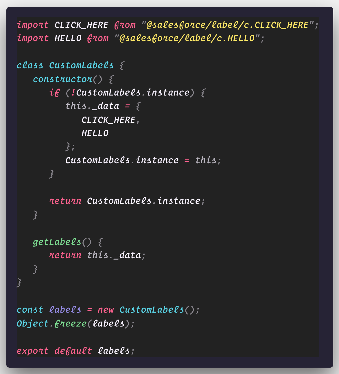 Lwc Modularizing Code Using Singleton Pattern ~ Hello Salesforce