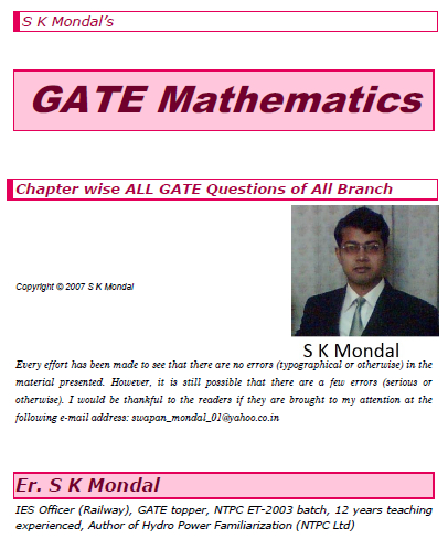 [pdf] Gate Mathematics All Branch Solved Paper
