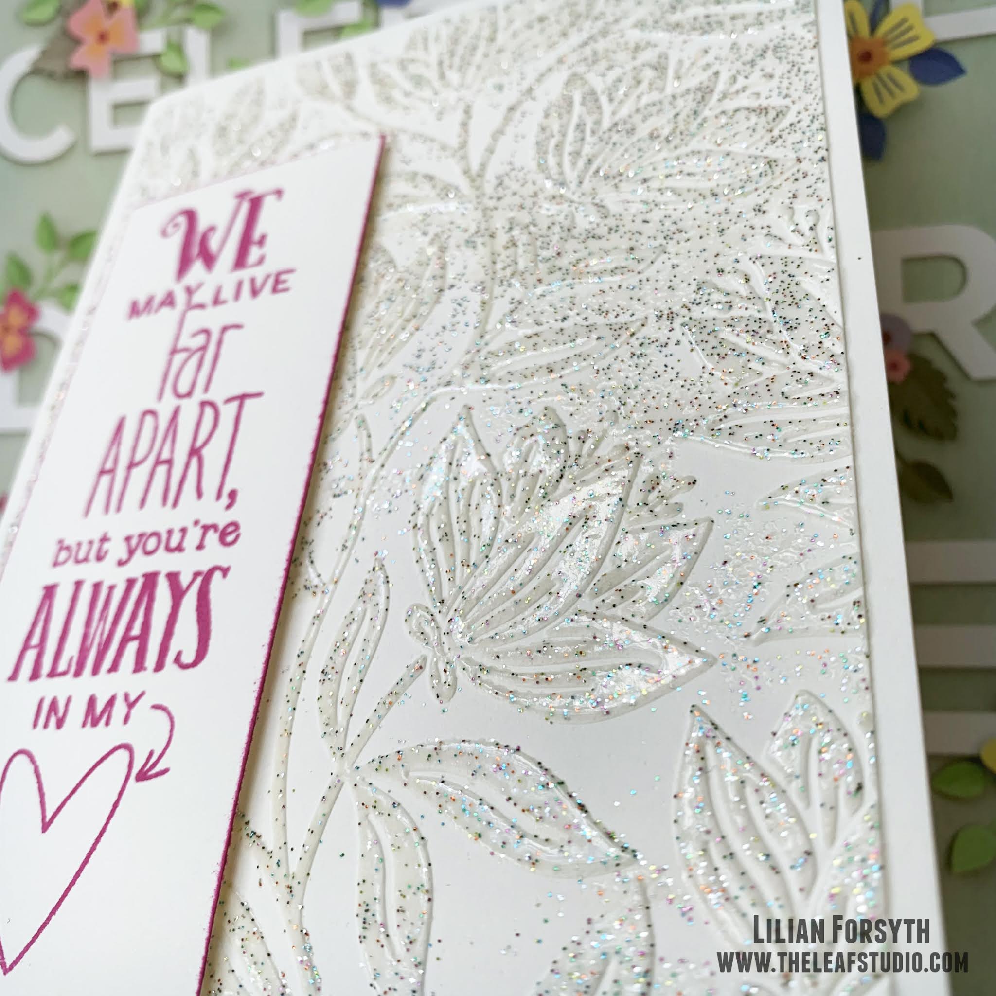 Heat Embossed Cards using Embossing Folders - The Leaf Studio