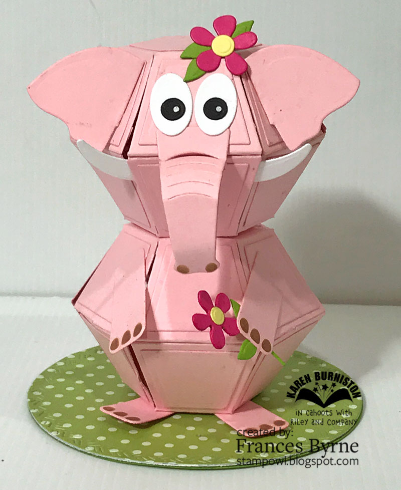StampOwl's Studio: Pink Elephant Bitty Ball Pop-up