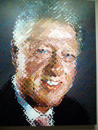 President Bill Clinton by Chuck Close